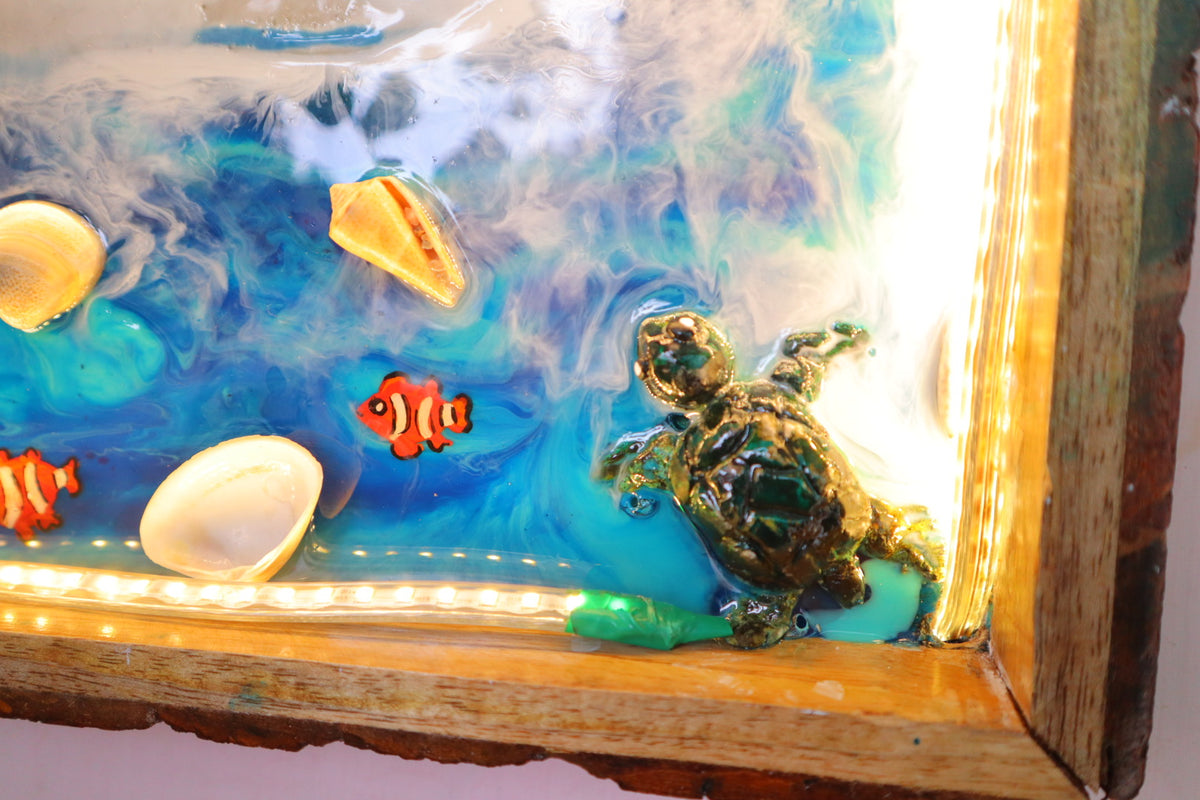 Custom Resin Nemo Fish Name Plate | Ocean Theme Home Name Plates ...