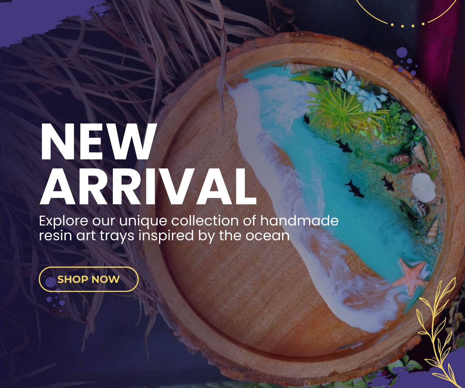 Sundervan - Handmade Ocean-Inspired Resin Art Trays – Sundervan Stores